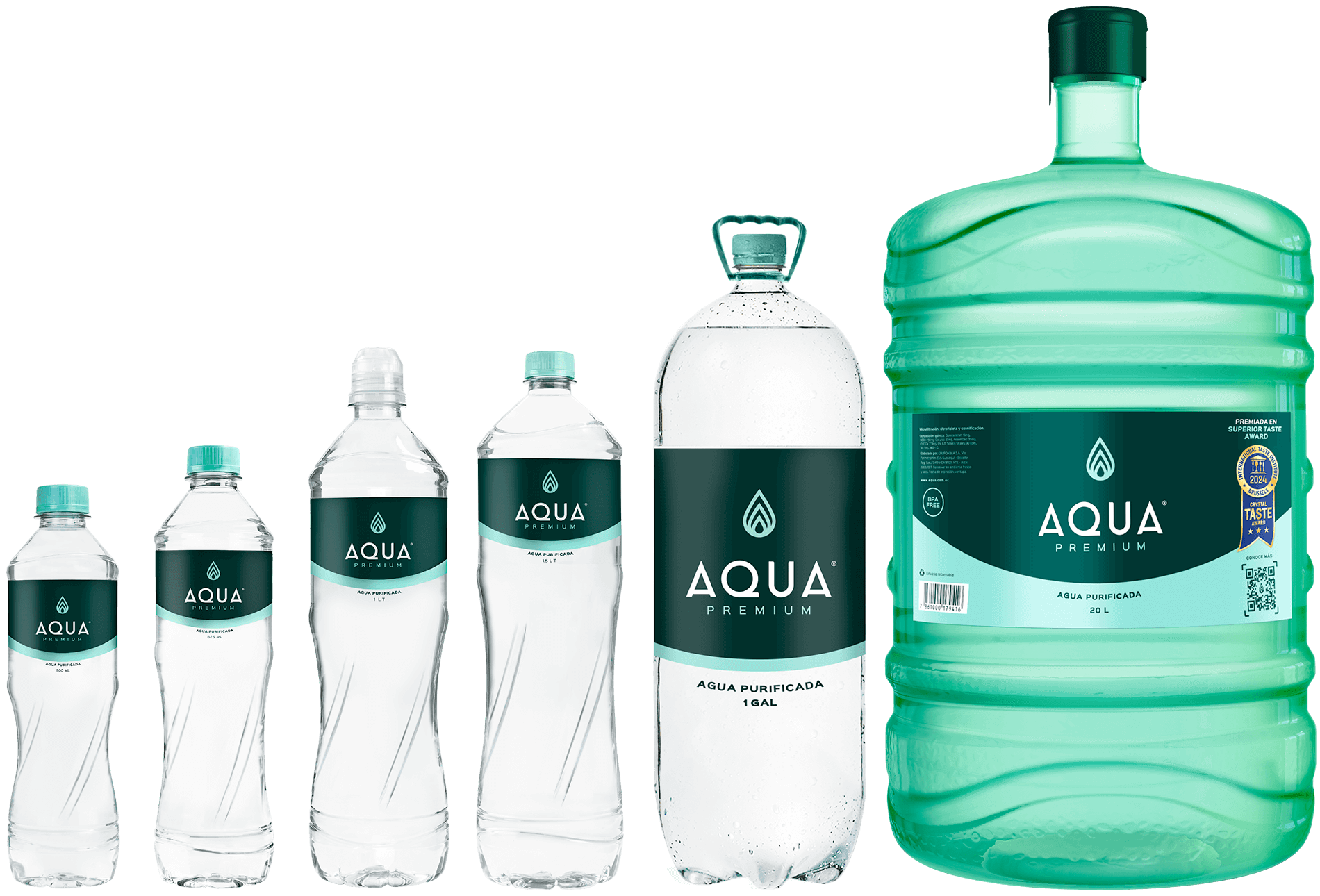 Grupo Aqua, botellón de agua a domicilio con dispensador